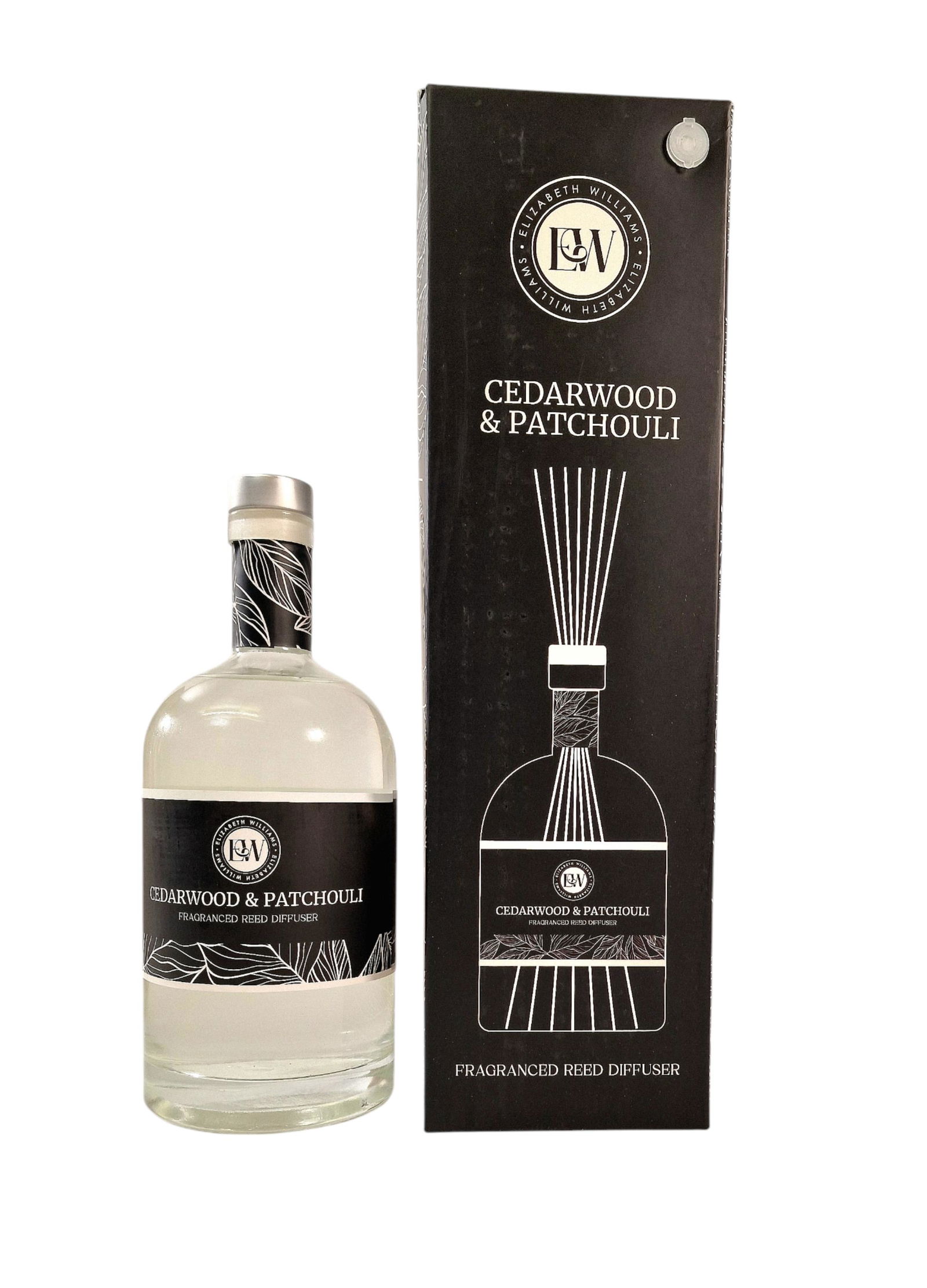 Gin Bottle Cedarwood & Patchouli 1000ml Diffuser – Dalia Home